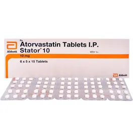 Stator 10 Tablet | Uses, Side Effects, Price | Apollo Pharmacy
