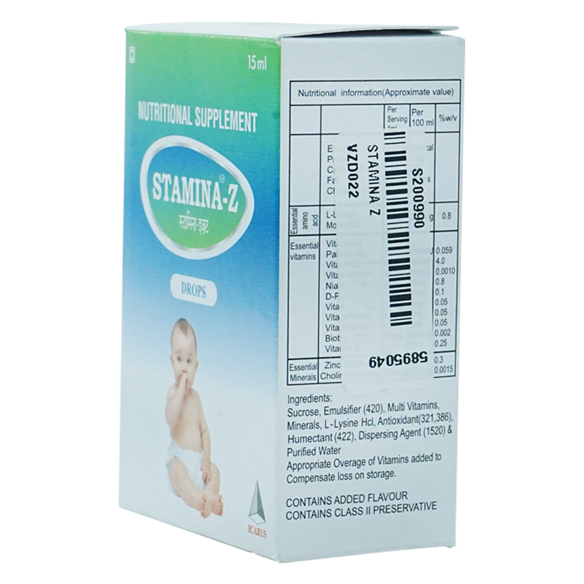 Stamina Z Drops 15ml Price, Uses, Side Effects, Composition - Apollo ...