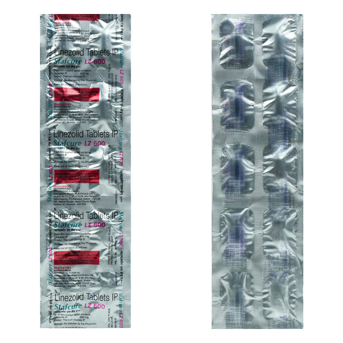 Stafcure Lz 600 mg Tablet | Uses, Side Effects, Price | Apollo Pharmacy