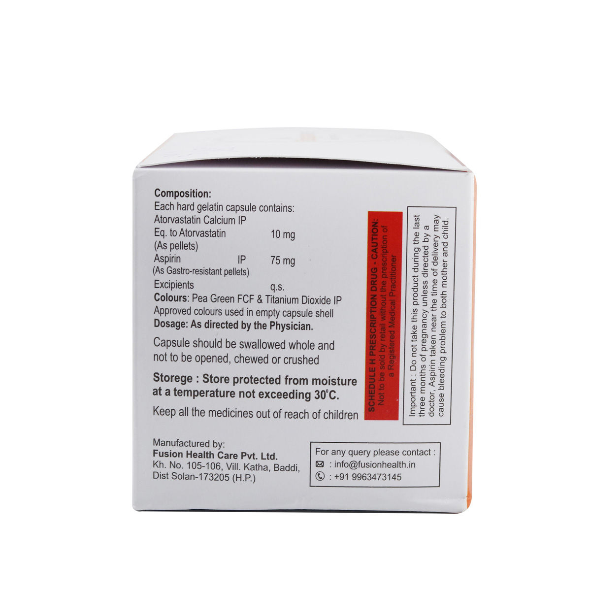Statiga ASP 75 Tablet 10's Price, Uses, Side Effects, Composition ...