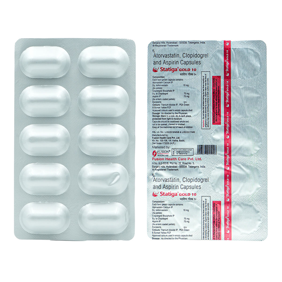 Statiga Gold 10 Capsule | Uses, Side Effects, Price | Apollo Pharmacy