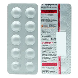 Statiga-40 Tablet | Uses, Side Effects, Price | Apollo Pharmacy