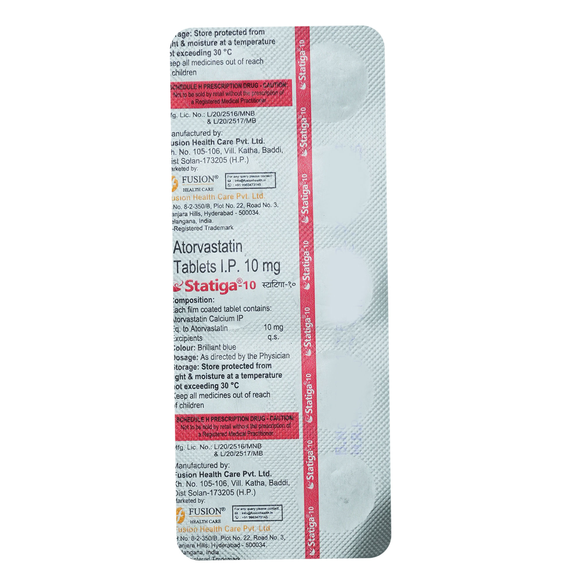 Statiga-10 Tablet | Uses, Side Effects, Price | Apollo Pharmacy