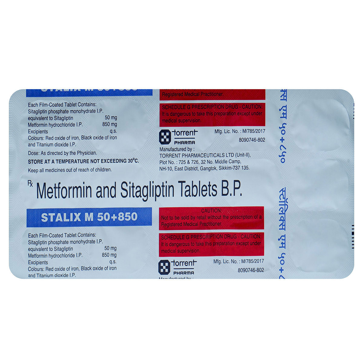 Stalix M 50/850 mg Tablet | Uses, Side Effects, Price | Apollo Pharmacy