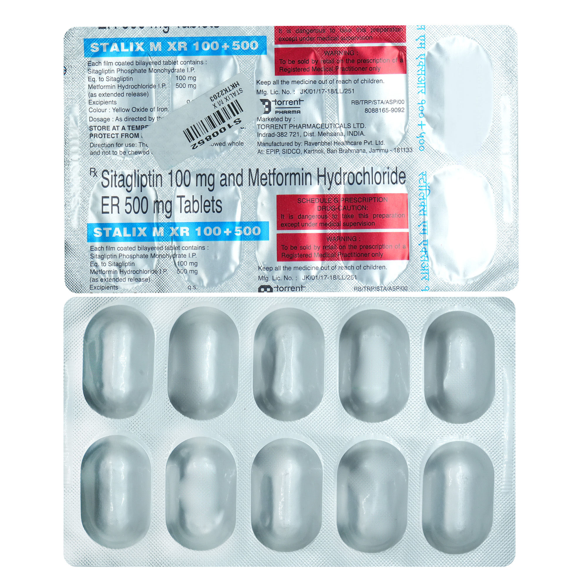 Stalix M XR 100/500 mg Tablet | Uses, Side Effects, Price | Apollo Pharmacy