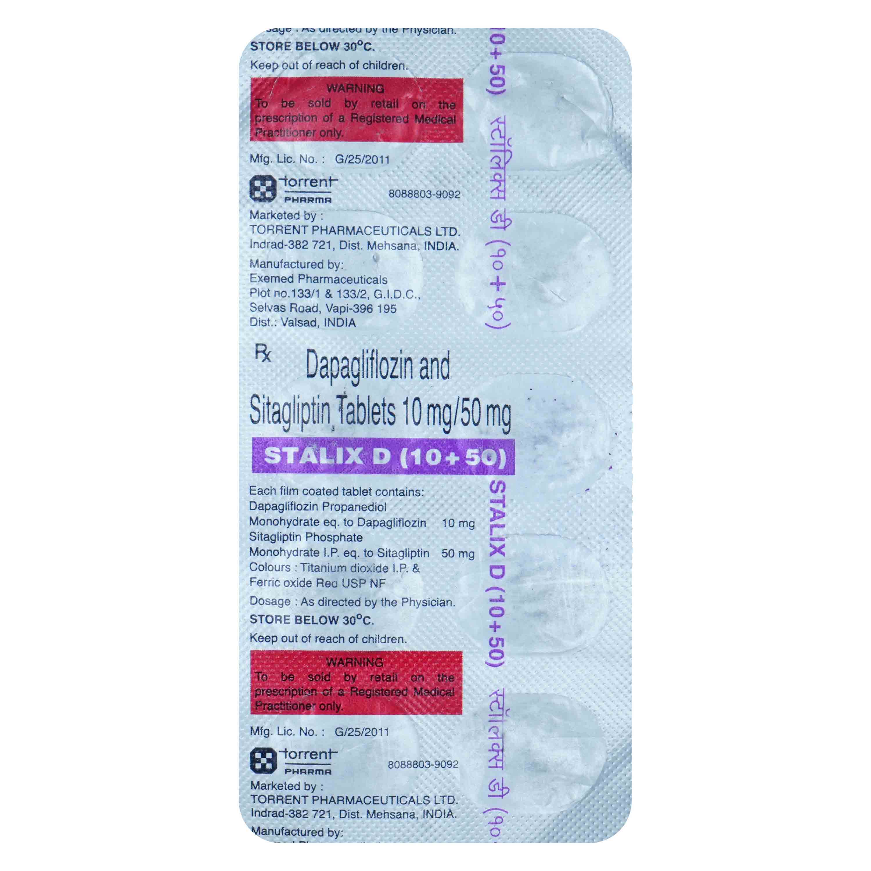 Stalix D 10/50 Tablet | Uses, Side Effects, Price | Apollo Pharmacy