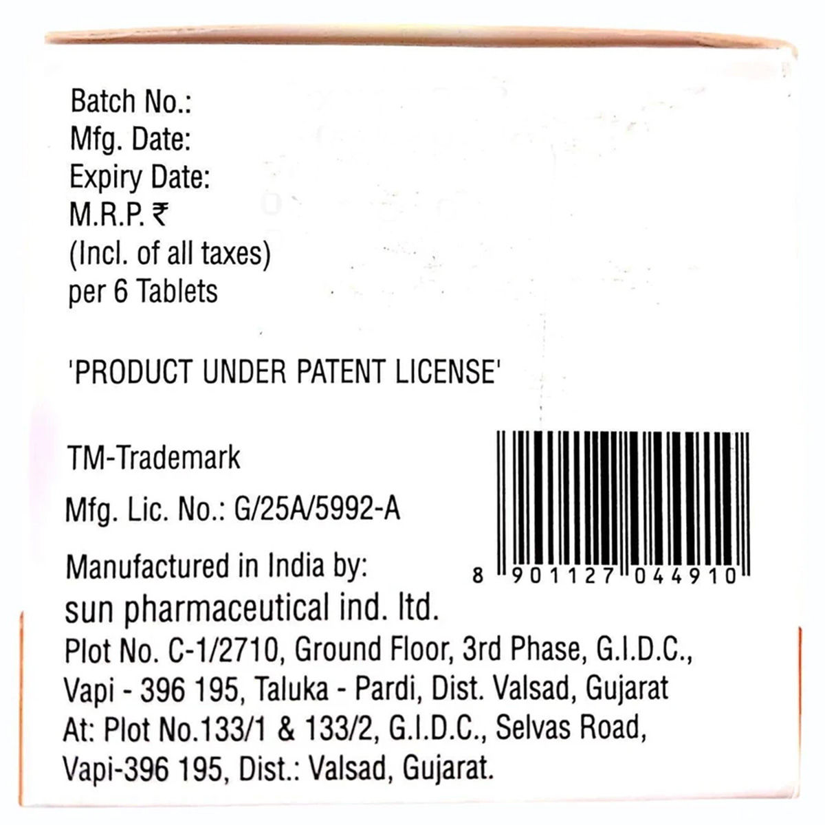 Starizo-200 Tablet 6's | Uses, Side Effects, Price | Apollo Pharmacy