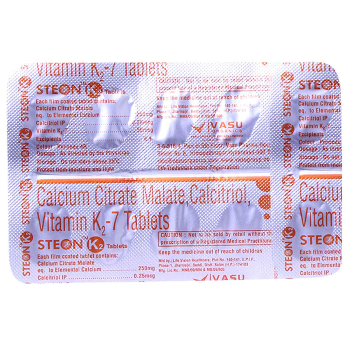 Steon K2 Tablet 10's Price, Uses, Side Effects, Composition - Apollo ...