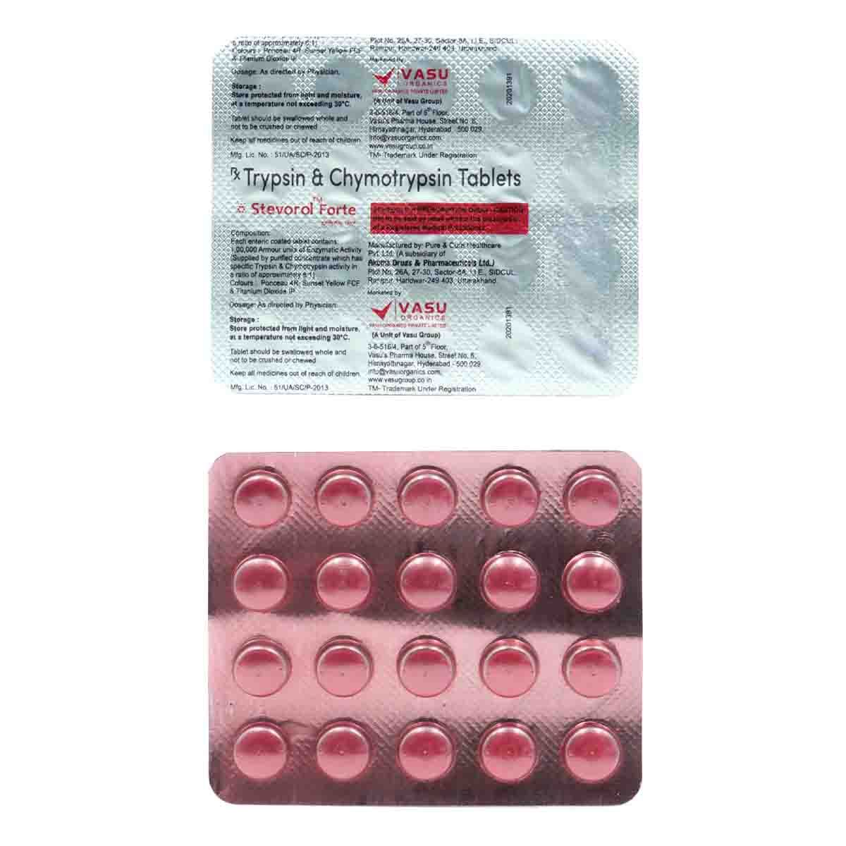 Stevorol Forte 100K Tablet | Uses, Side Effects, Price | Apollo Pharmacy