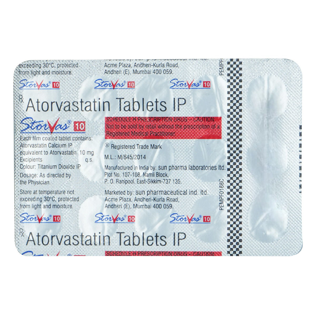 Storvas 10 Tablet | Uses, Side Effects, Price | Apollo Pharmacy