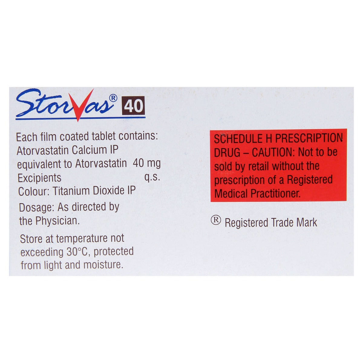 Storvas 40 Tablet | Uses, Side Effects, Price | Apollo Pharmacy