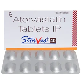 Storvas 40 Tablet | Uses, Side Effects, Price | Apollo Pharmacy