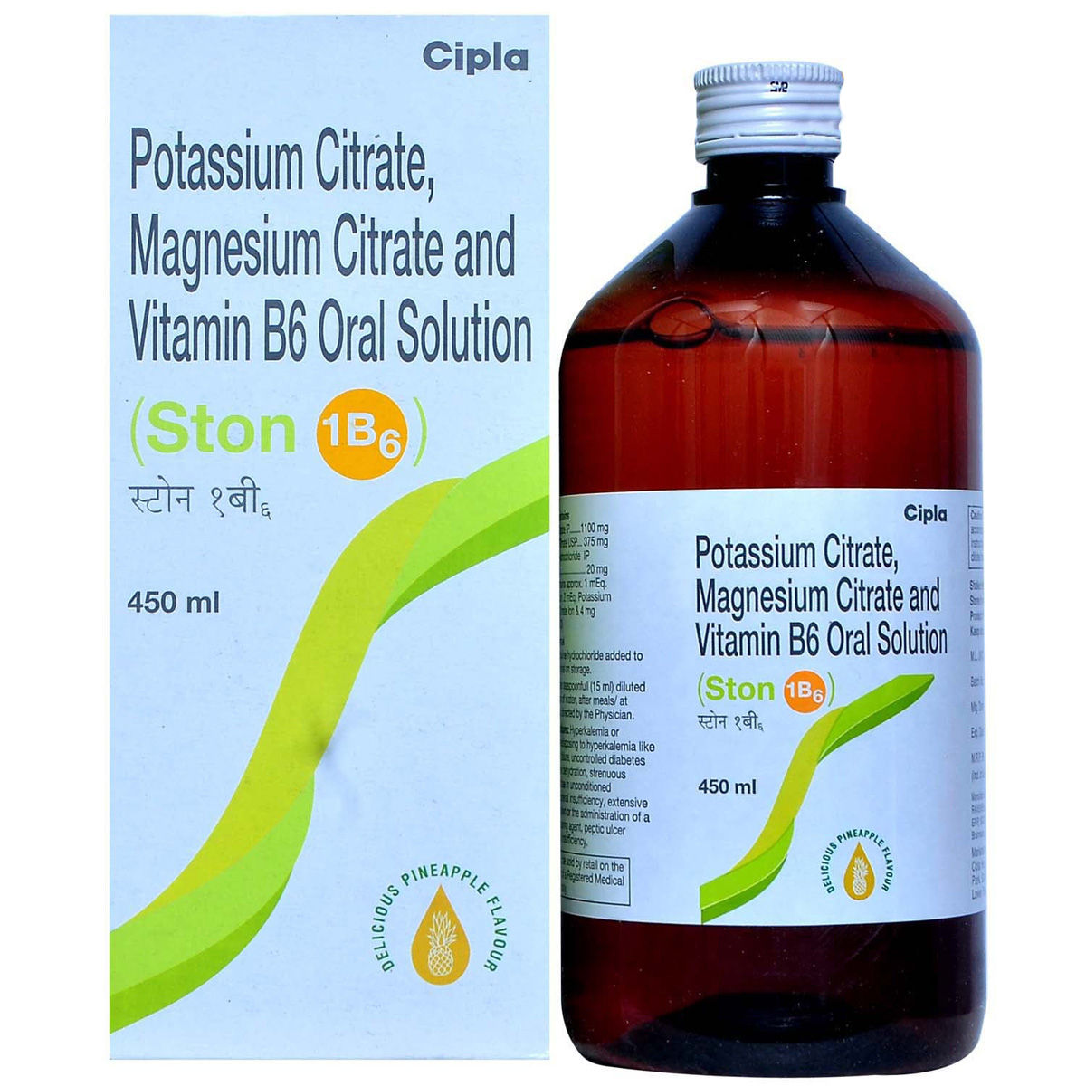 Ston 1B6 Delicious Pineapple Oral Solution 450 ml Price, Uses, Side ...