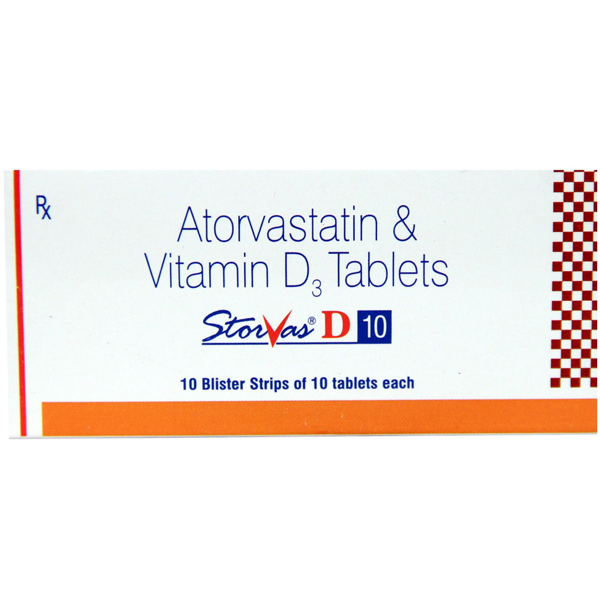 Storvas D 10 Tablet | Uses, Side Effects, Price | Apollo Pharmacy
