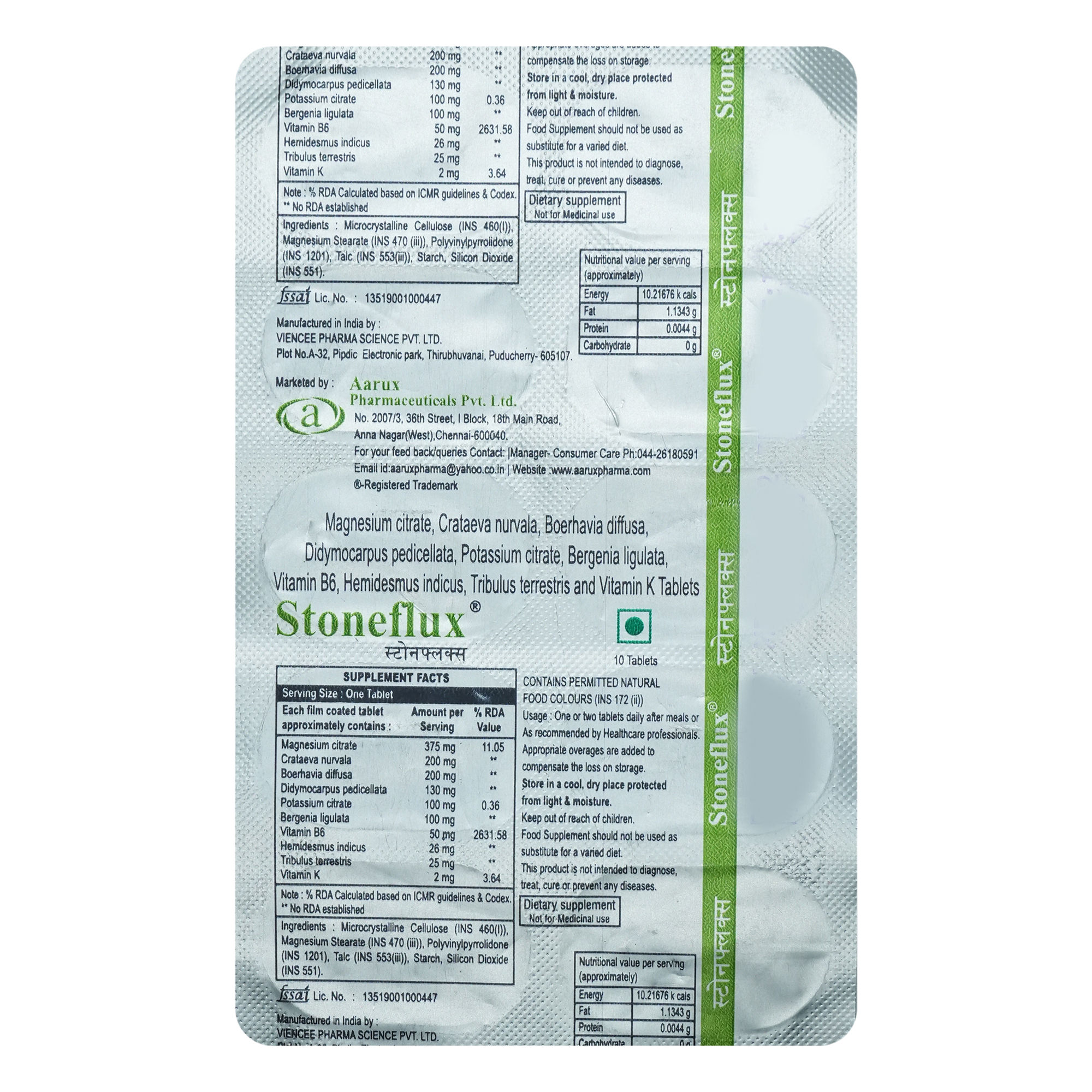 Stoneflux Tablet 10's Price, Uses, Side Effects, Composition - Apollo ...