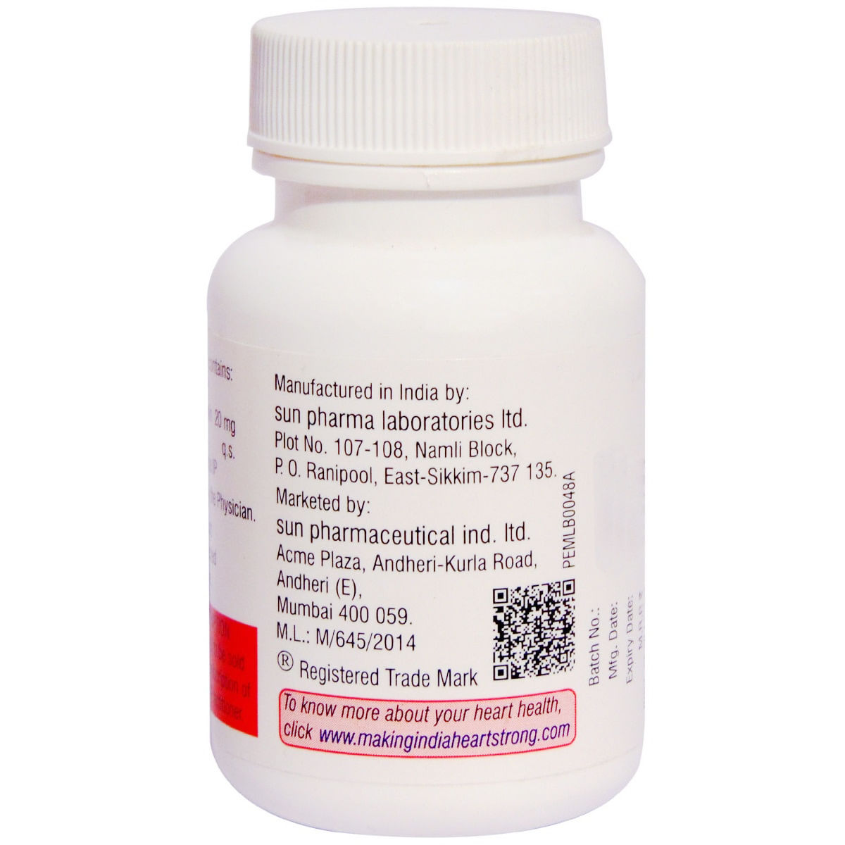 Storvas 20 Tablet (60+30)'s Price, Uses, Side Effects, Composition ...