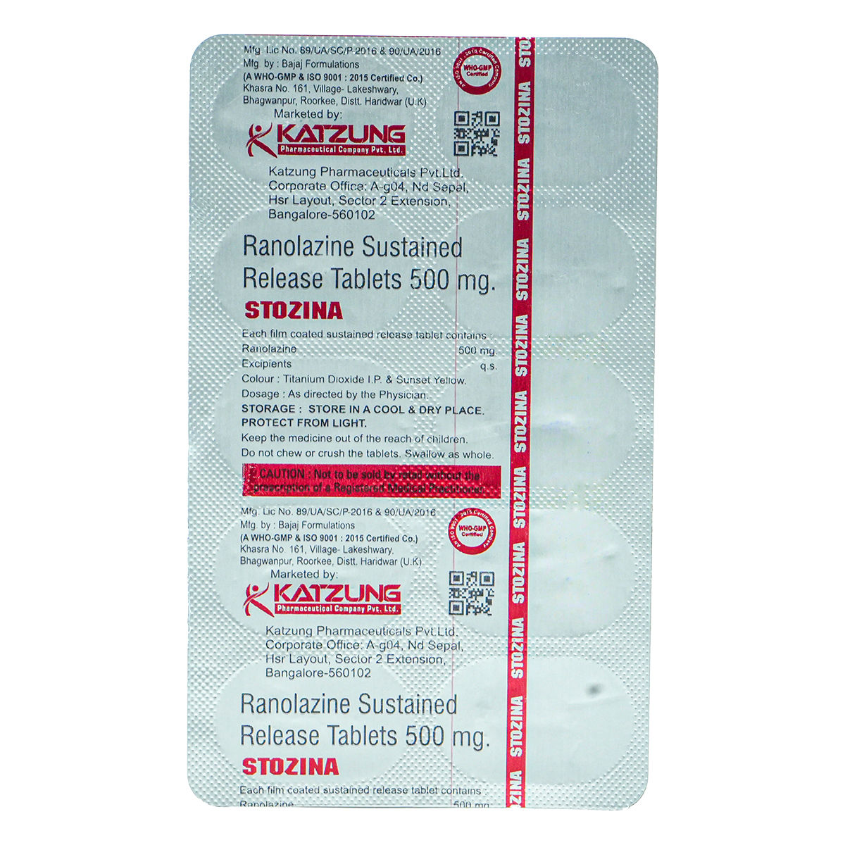 Stozina 500 Tablet | Uses, Side Effects, Price | Apollo Pharmacy