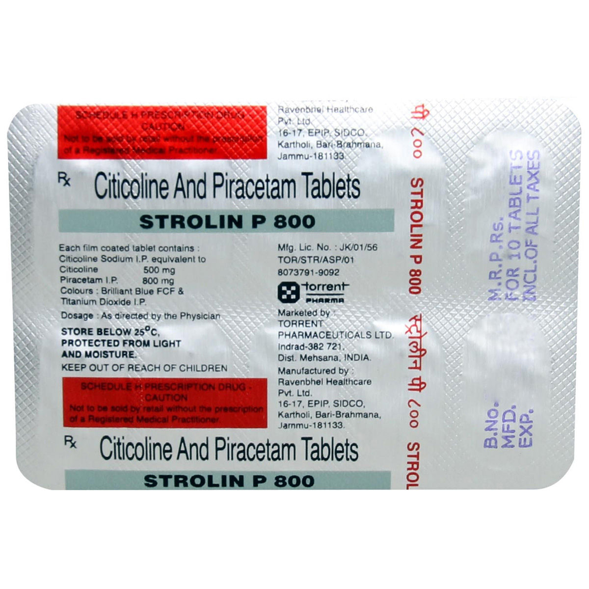 Strolin P 800 Tablet 10's Price, Uses, Side Effects, Composition ...