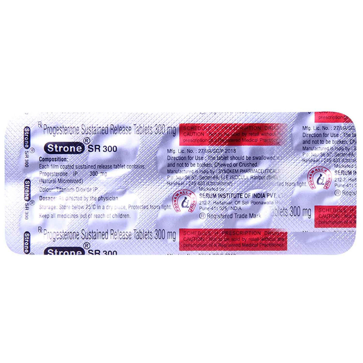 Strone SR 300 Tablet | Uses, Side Effects, Price | Apollo Pharmacy