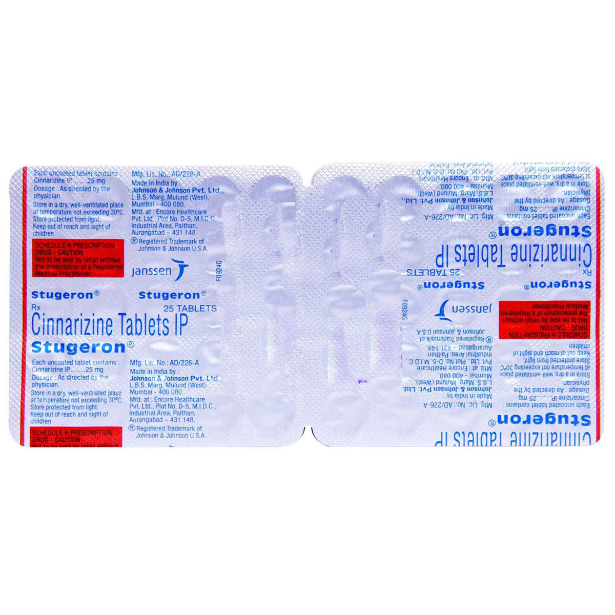 Stugeron Tablet | Uses, Side Effects, Price | Apollo Pharmacy
