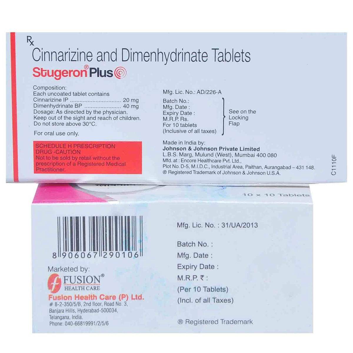 Stugeron Plus Tablet 10's Price, Uses, Side Effects, Composition ...