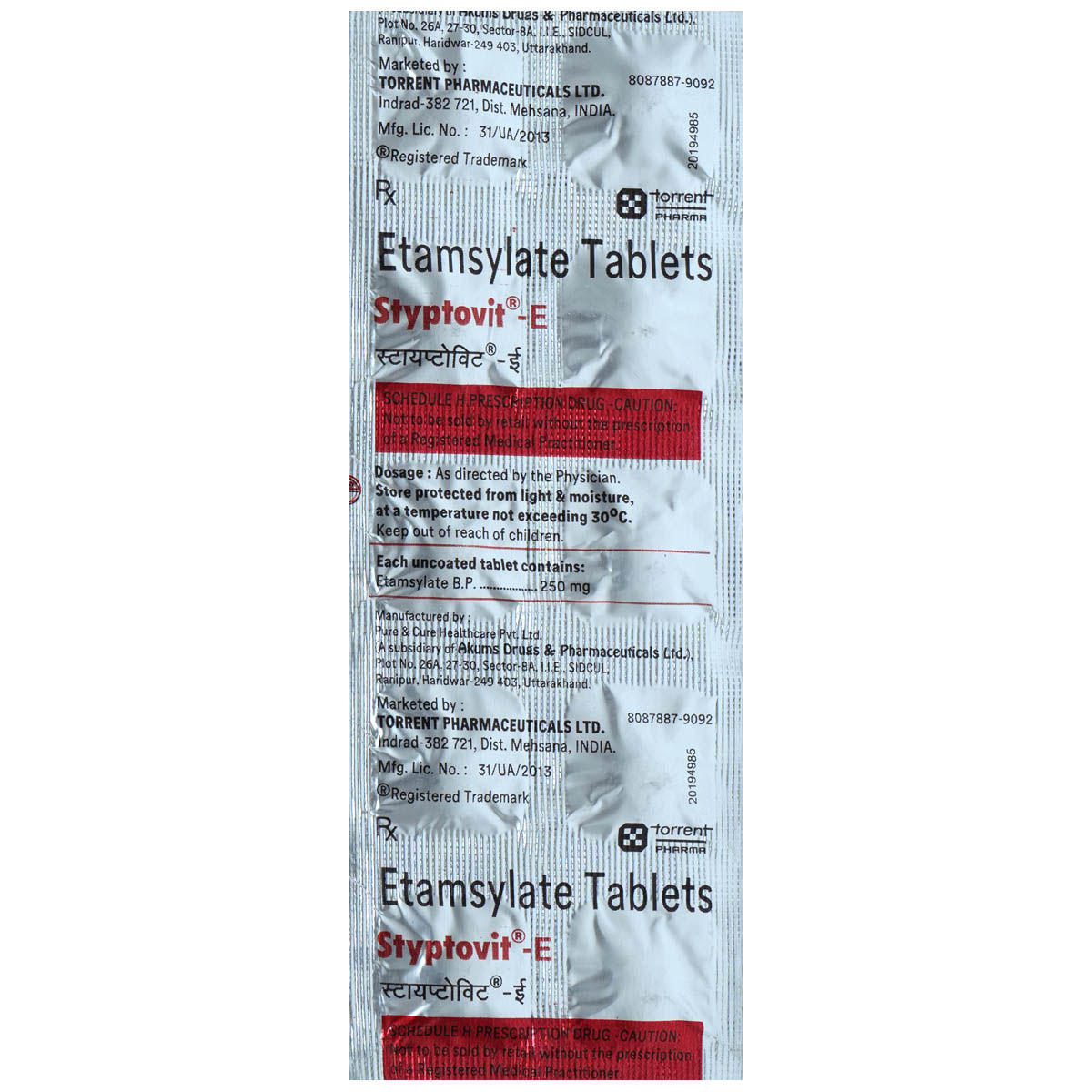 Styptovit-E 250 Tablet | Uses, Side Effects, Price | Apollo Pharmacy