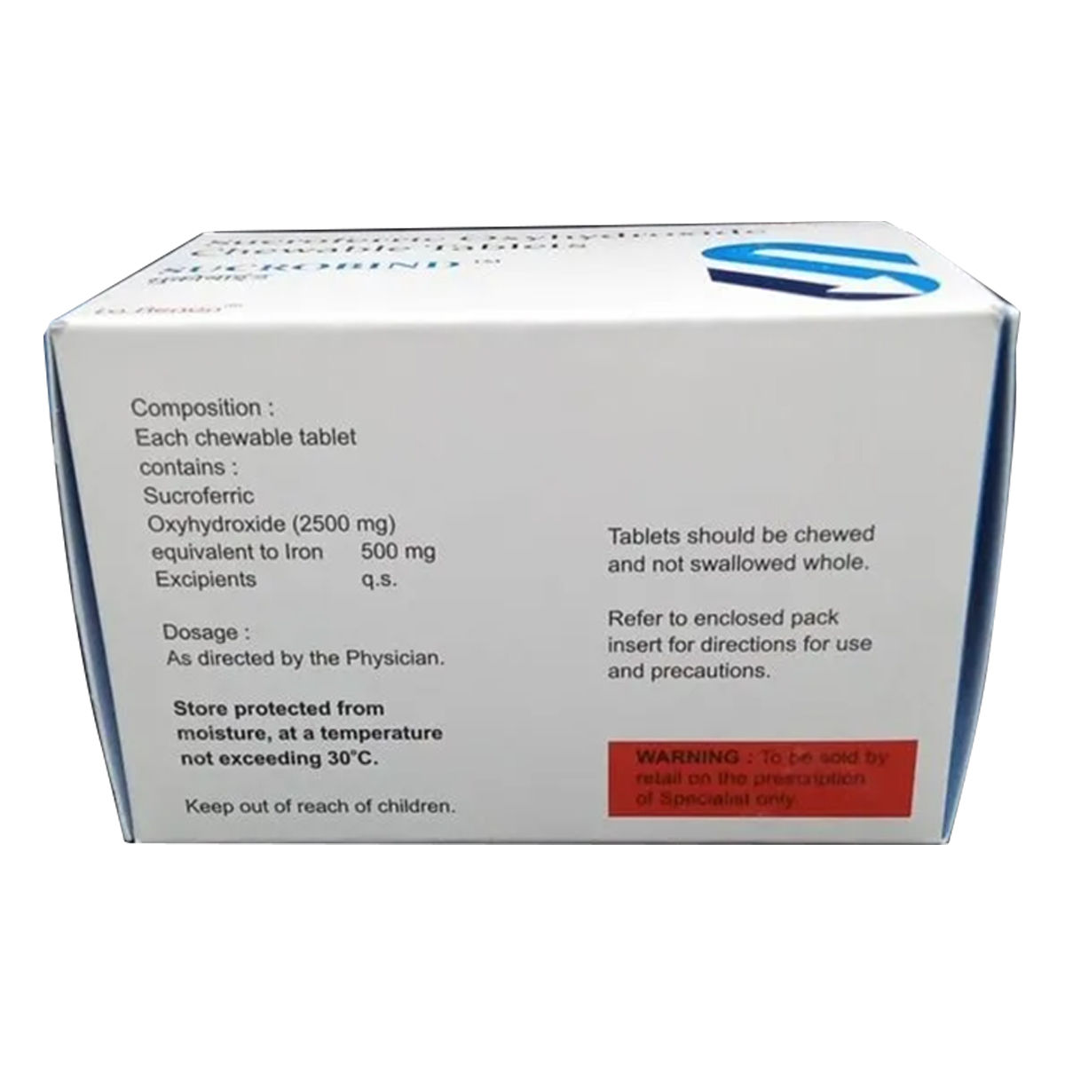 Sucrobind 500 mg Chewable Tablet 6's Price, Uses, Side Effects ...