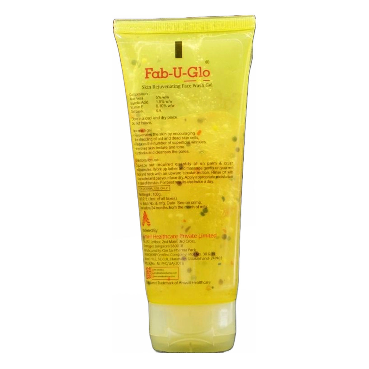 Suderma Fab-U-Glo Face Wash Gel 100 gm Price, Uses, Side Effects ...