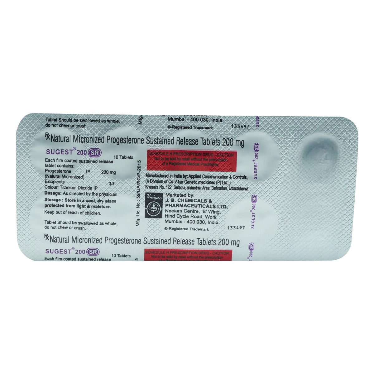 Sugest-SR 200 Tablet | Uses, Side Effects, Price | Apollo Pharmacy