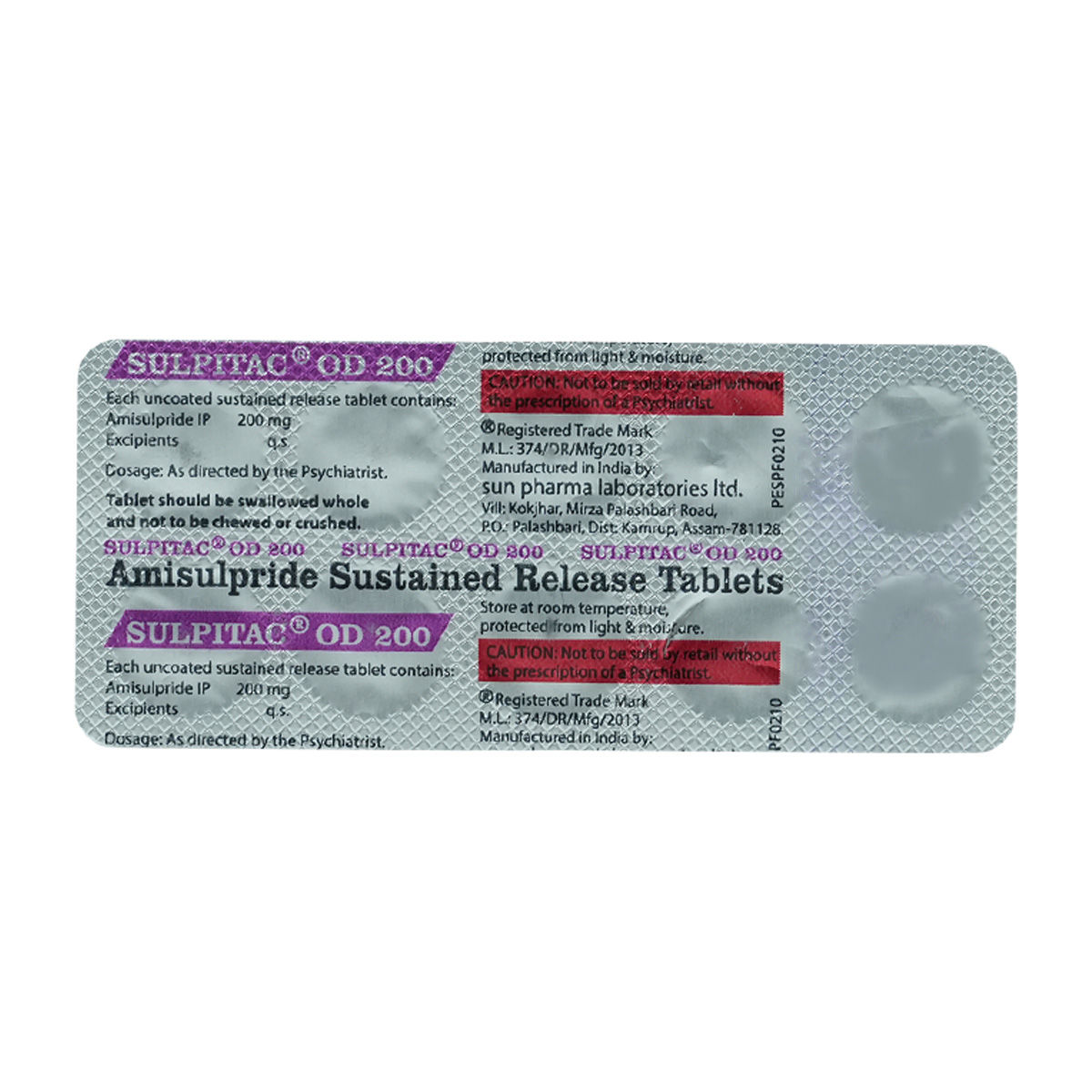 SULPITAC OD 200MG TABLET | Uses, Side Effects, Price | Apollo Pharmacy
