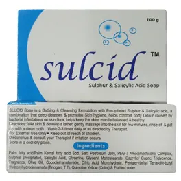 Sulcid Deep Cleansing Soap | Uses, Side Effects, Price | Apollo Pharmacy