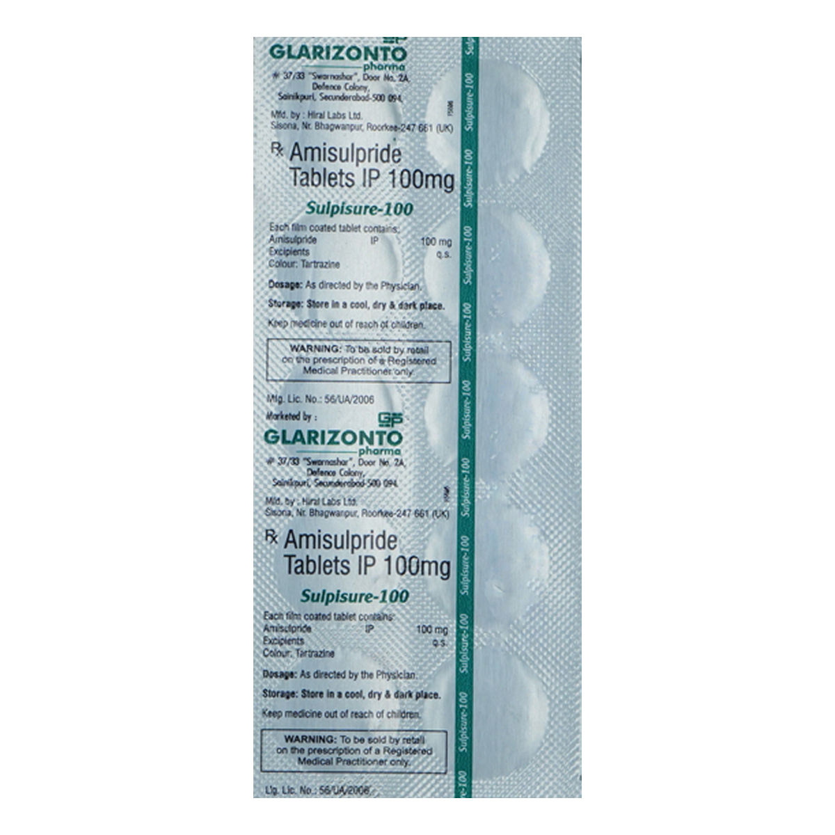 Sulpisure 100 Tablet | Uses, Side Effects, Price | Apollo Pharmacy