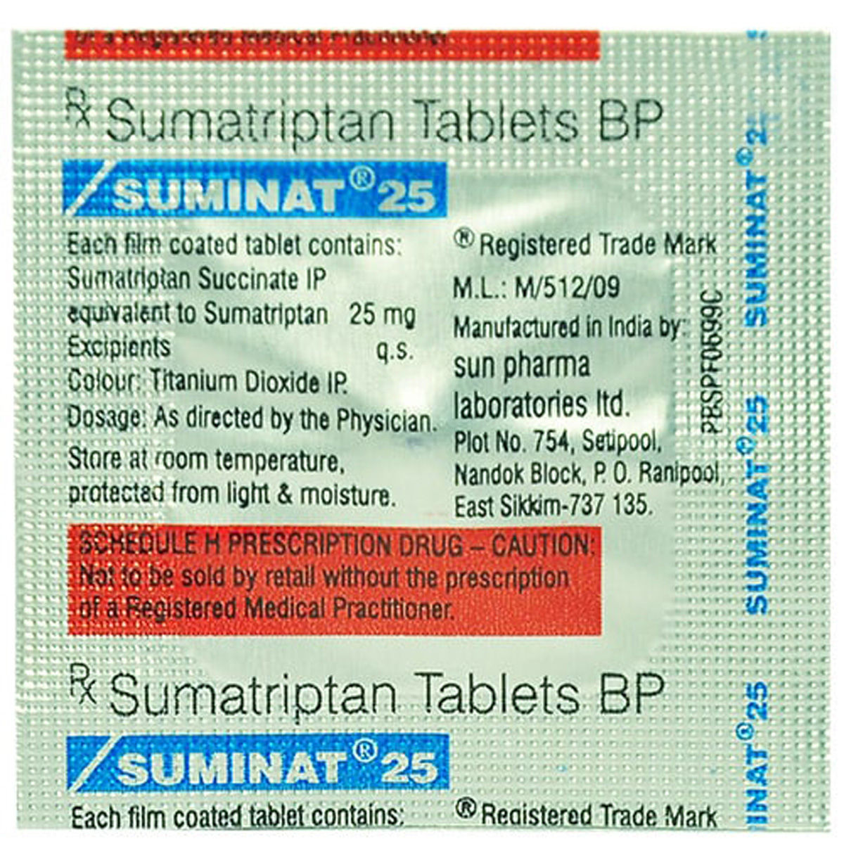 Suminat 25 Tablet 1's Price, Uses, Side Effects, Composition - Apollo ...