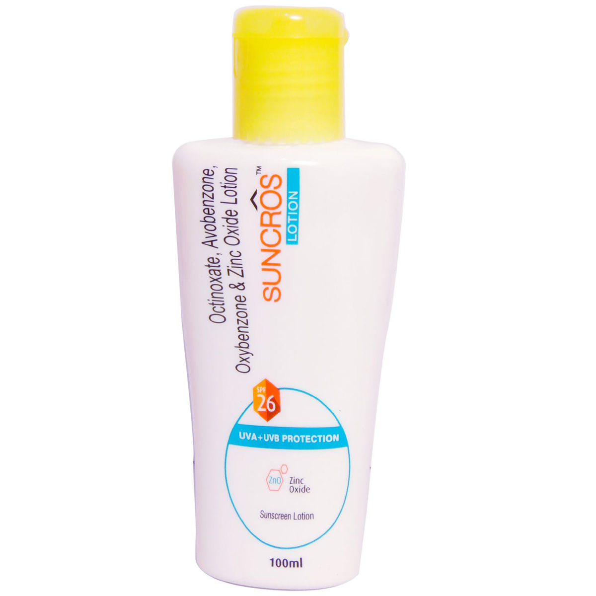 Suncros Sunscreen Spf 26 Lotion | Uses, Side Effects, Price | Apollo ...