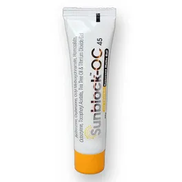 Buy Sunblock-OC 45 Oil Control Sunscreen Matte Gel, 50 gm | 19 Minutes ...