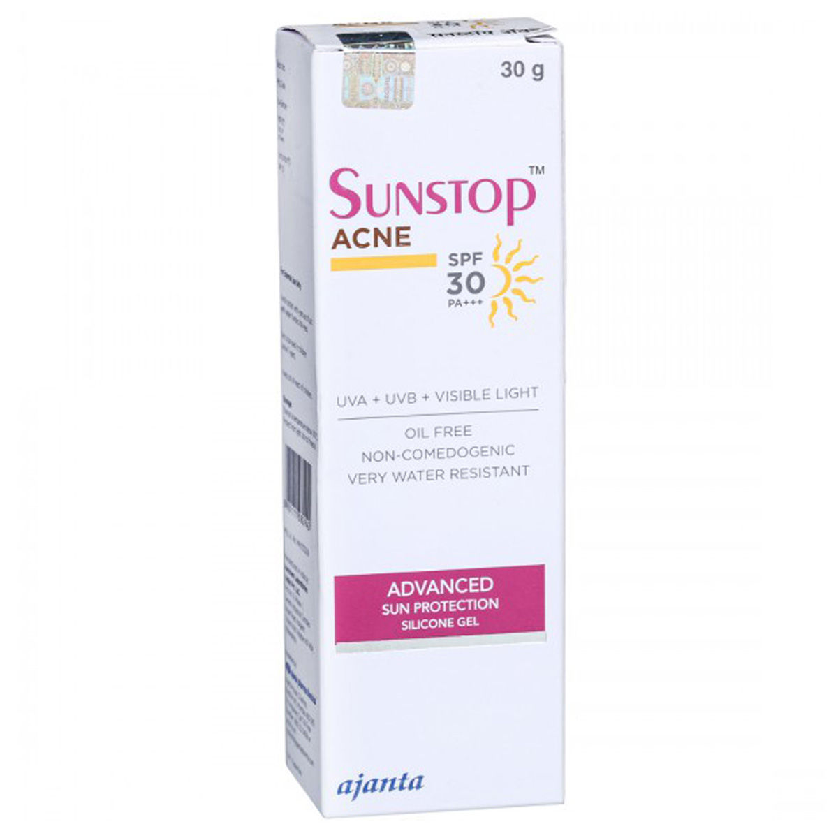 Sunstop Acne SPF 30 PA+++ Gel | Uses, Side Effects, Price | Apollo Pharmacy
