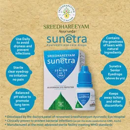 Buy Sreedhareeyam Sunetra Senior Eye Drops, 10 ml | 19 Minutes Delivery ...
