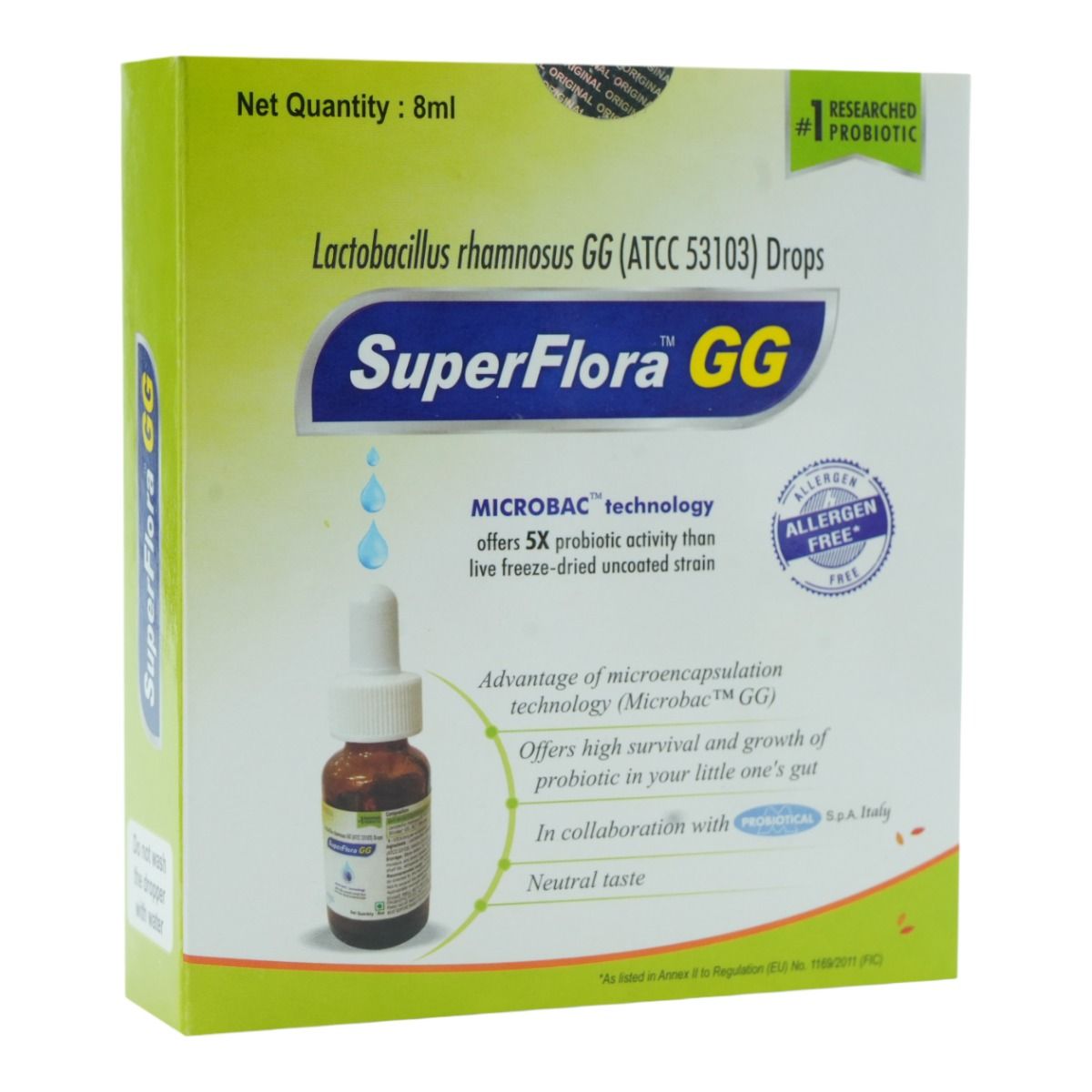 Superflora GG Drops 8 ml Price, Uses, Side Effects, Composition - Apollo Pharmacy