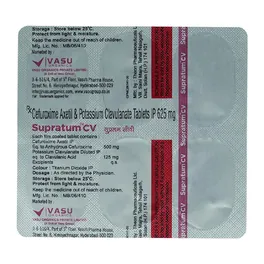 Supratum CV Tablet | Uses, Side Effects, Price | Apollo Pharmacy