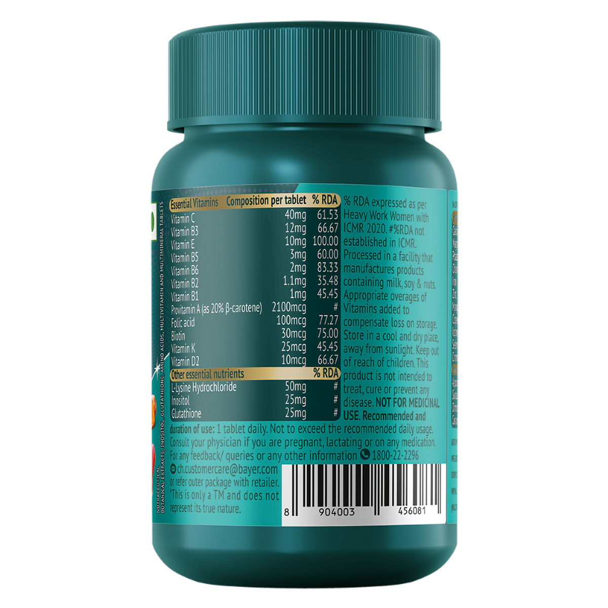 Buy Supradyn Immuno+ Multivitamin with Natural Ingredients, 30 Tablets ...