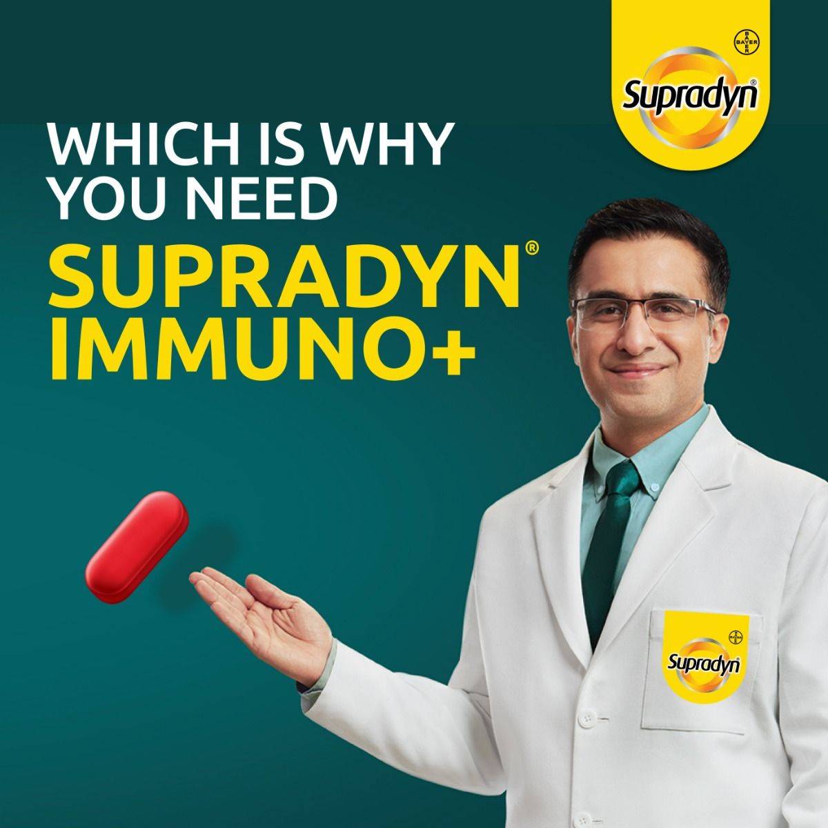Supradyn Immuno+ Multivitamin with Natural Ingredients, 30 Tablets ...