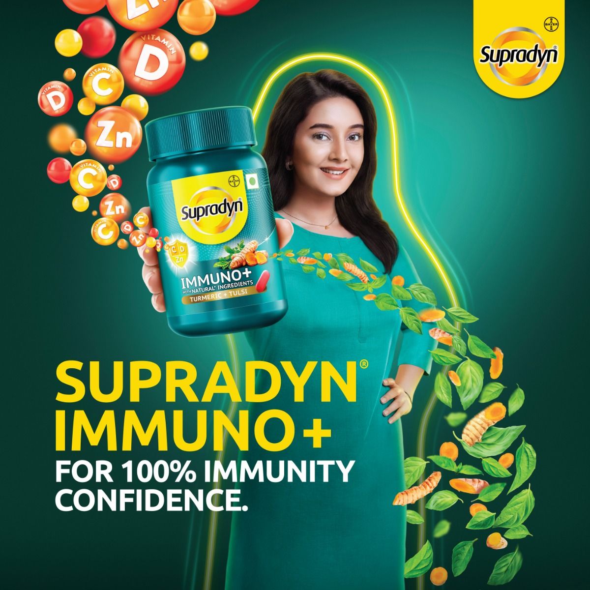 Buy Supradyn Immuno+ Multivitamin with Natural Ingredients, 30 Tablets ...