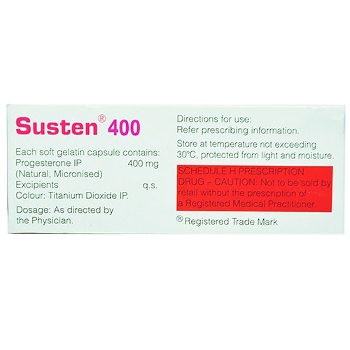 Susten 400 Capsule 10's Price, Uses, Side Effects, Composition - Apollo ...