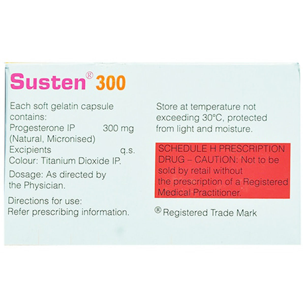 Susten 300 Capsule 10's Price, Uses, Side Effects, Composition - Apollo ...