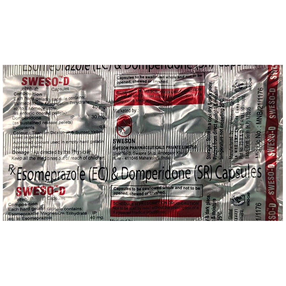 Sweso-D Capsule 10's | Uses, Side Effects, Price | Apollo Pharmacy