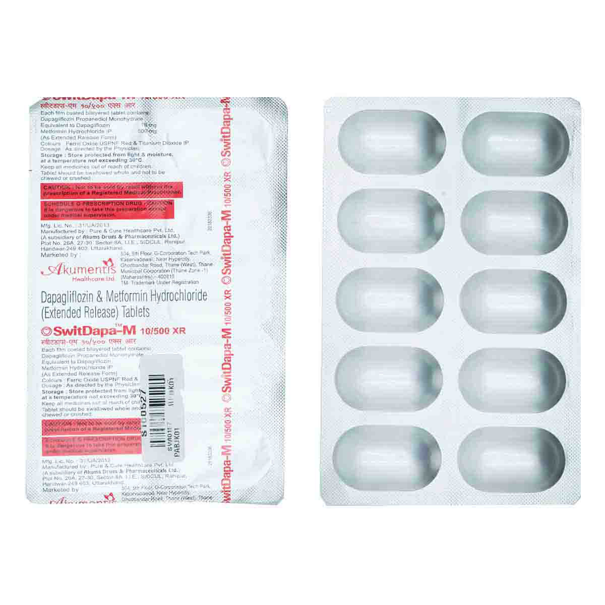 Switdapa-M 10/500 XR Tablet | Uses, Side Effects, Price | Apollo Pharmacy