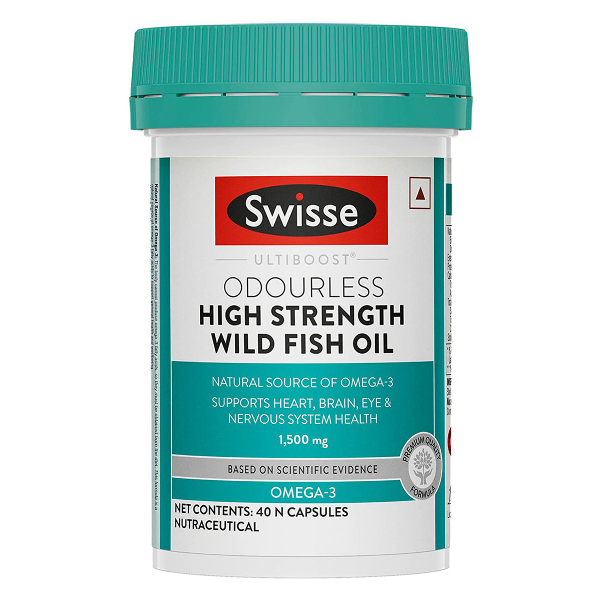 Buy Swisse Ultiboost 1500 mg High Strength Wild Fish Oil, 40 Capsules ...