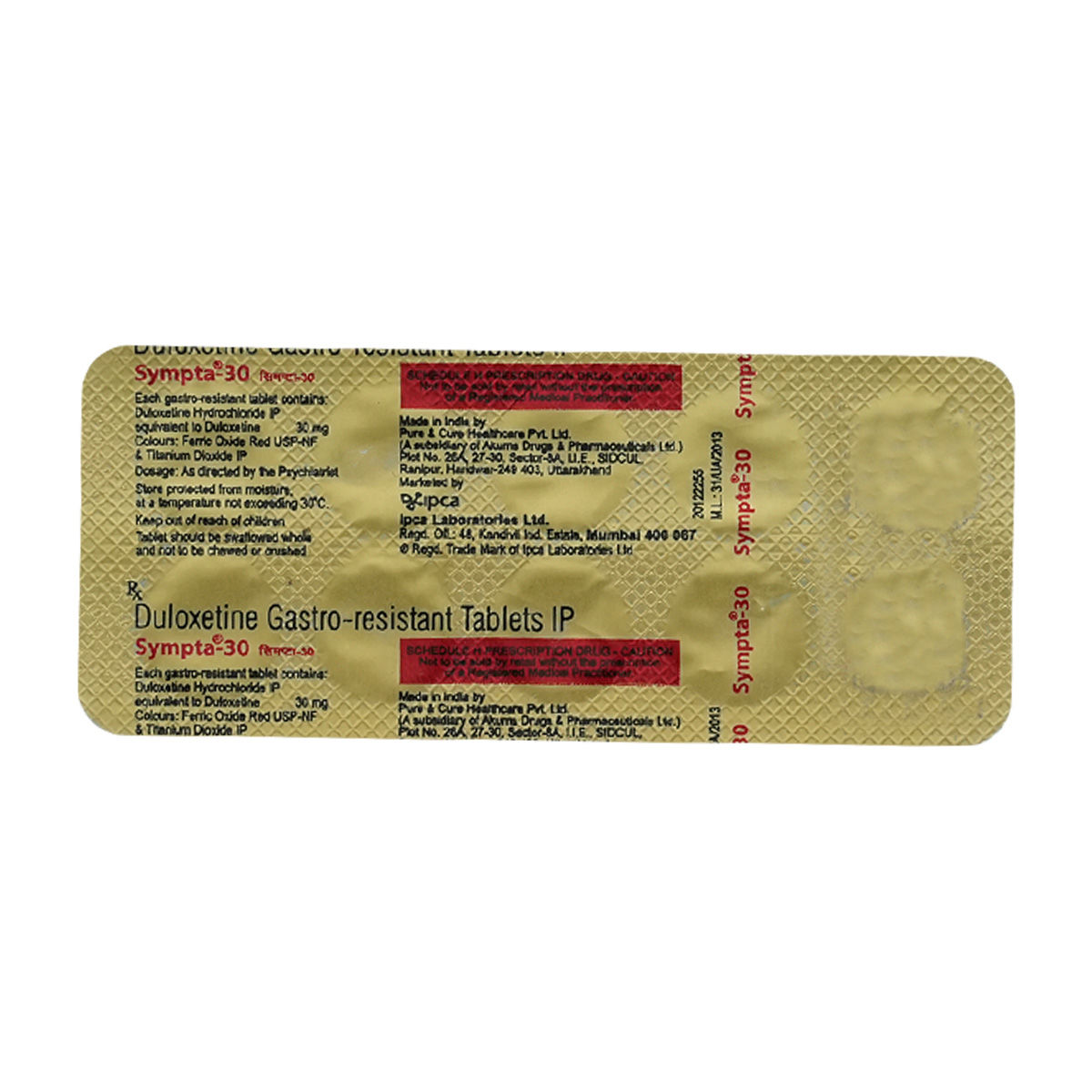 Sympta-30 Tablet | Uses, Side Effects, Price | Apollo Pharmacy