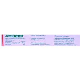 Syndopa CR 125 Tablet | Uses, Side Effects, Price | Apollo Pharmacy