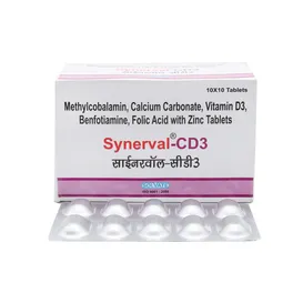SYNERVAL-CD3 TABLETS | Uses, Side Effects, Price | Apollo Pharmacy